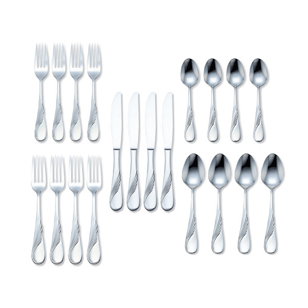 Mercer41 Knowle 20 Piece 18/10 Stainless Steel Flatware Set, Service for 4 - Wayfair Canada